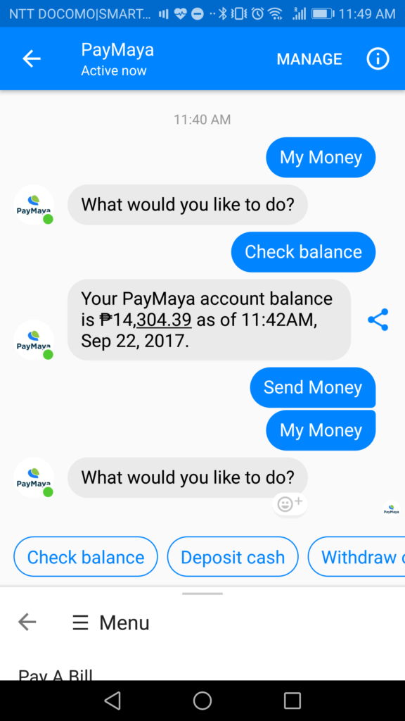 Do Your PayMaya Transactions Through Facebook Messenger!