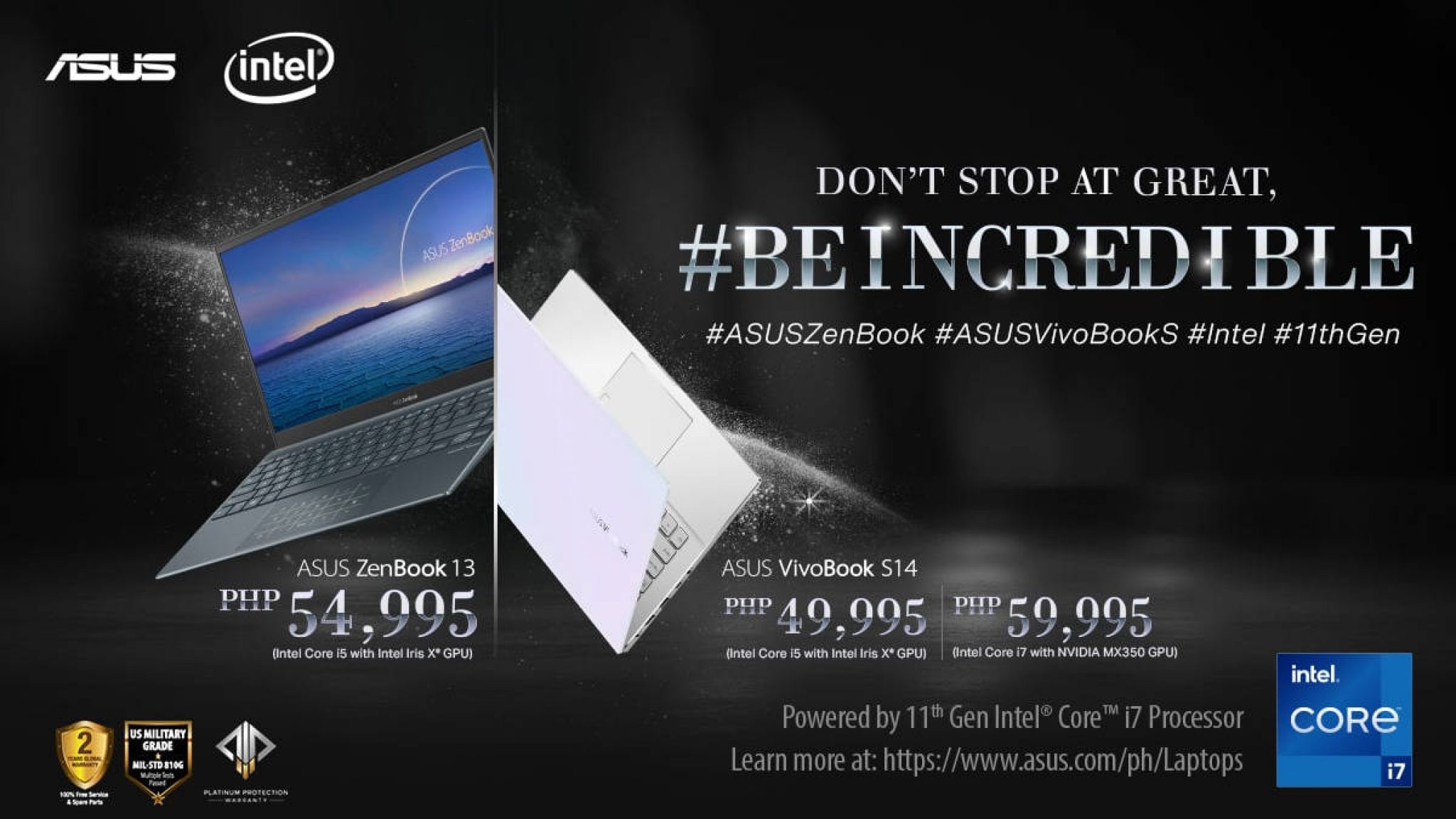 ASUS Launches New ZenBook 13 and VivoBook S14 Laptops with 11th Gen ...