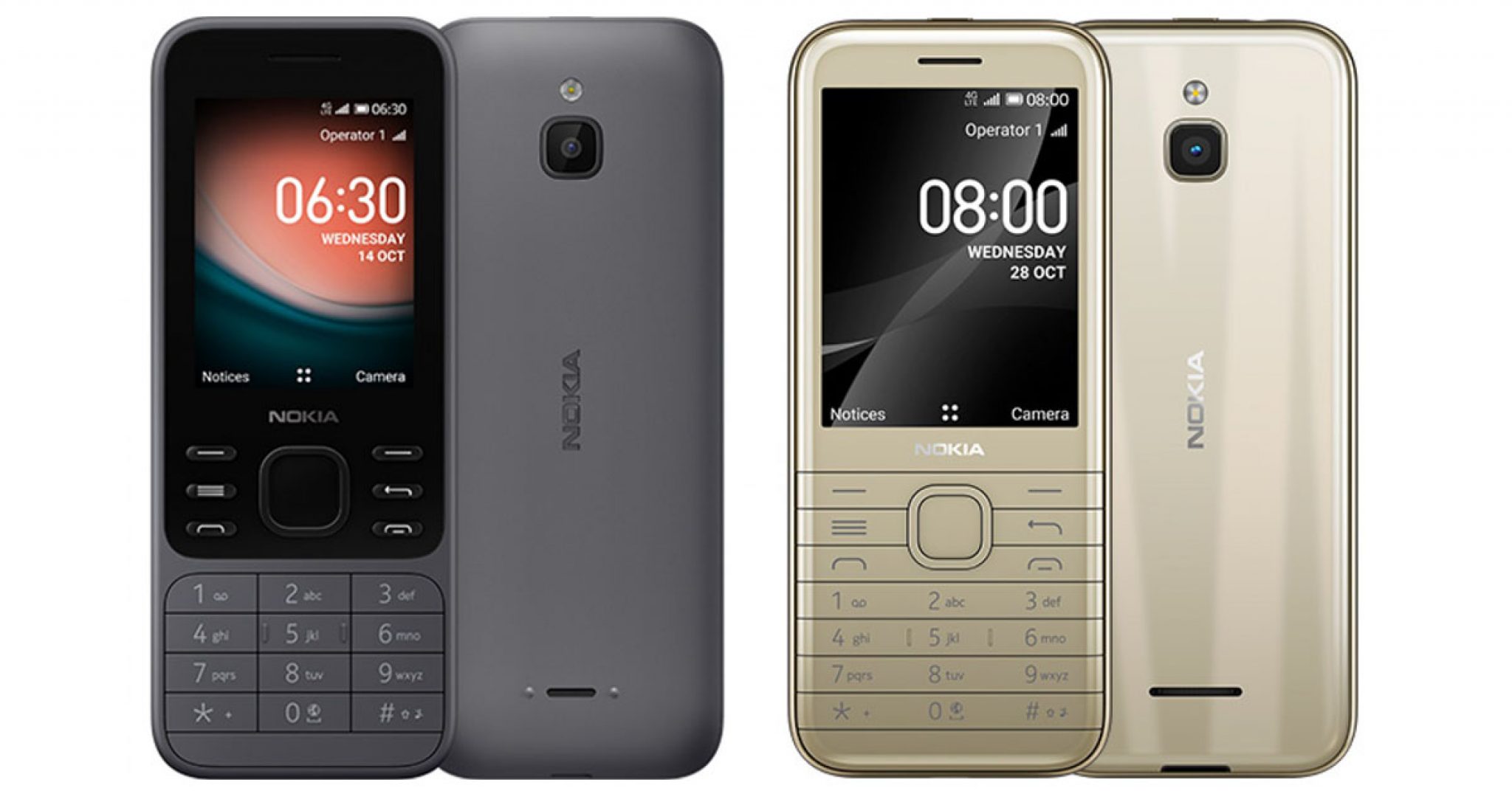 Nokia 6300 4G and 8000 4G Now Official