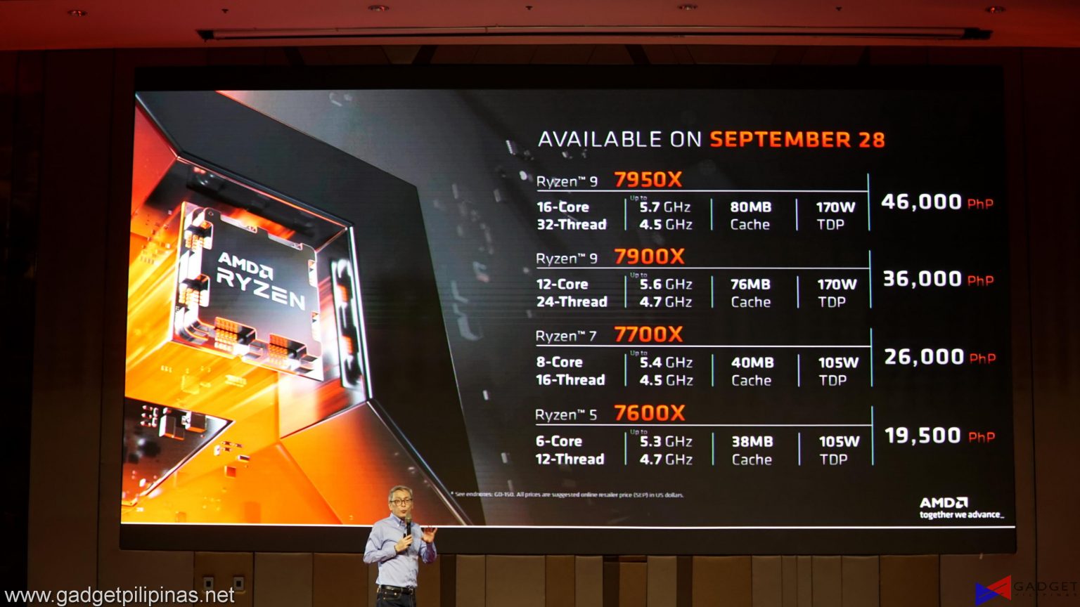 AMD Launches Ryzen 7000 Series in the Philippines, Priced