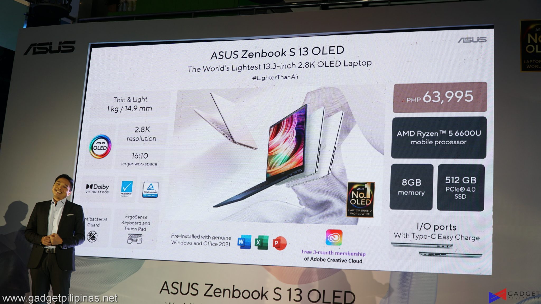 ASUS Zenbook S 13 OLED Launch: PH Specs, Config, and Price