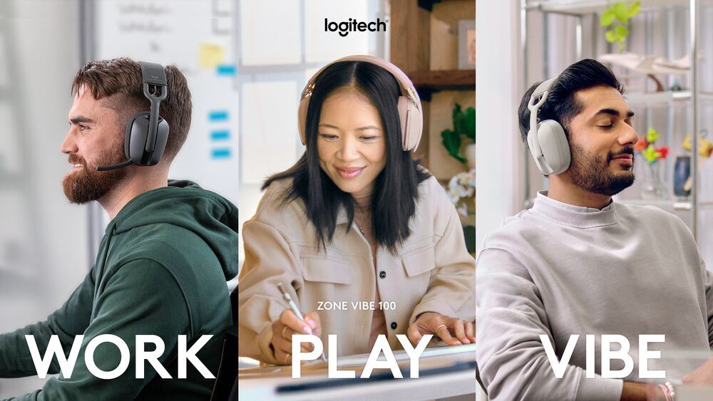 Logitech Brio 500 Webcam and Zone Vibe Headphones Arrive in PH