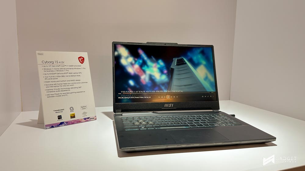 MSI Announces New Entry Gaming Laptop - Cyborg 15 at CES 2023