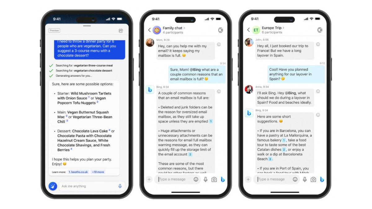 Microsoft Introduces AI-powered Bing Chatbot to Mobile App and Skype