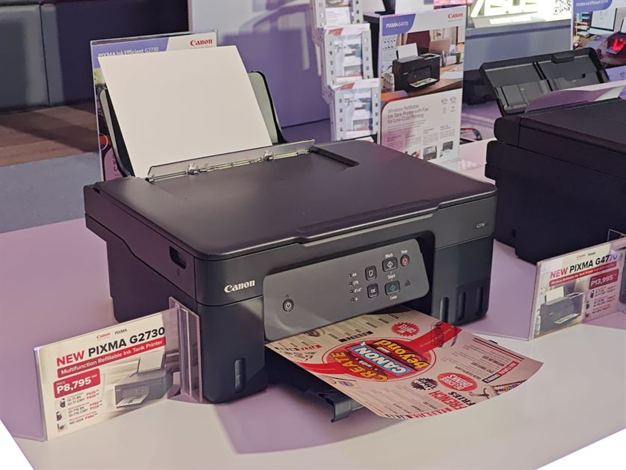 Canon Launches its Newest PIXMA G-Series Printers in PH