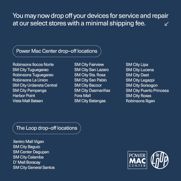 Select Power Mac Center Stores Now Accept Devices for Repair