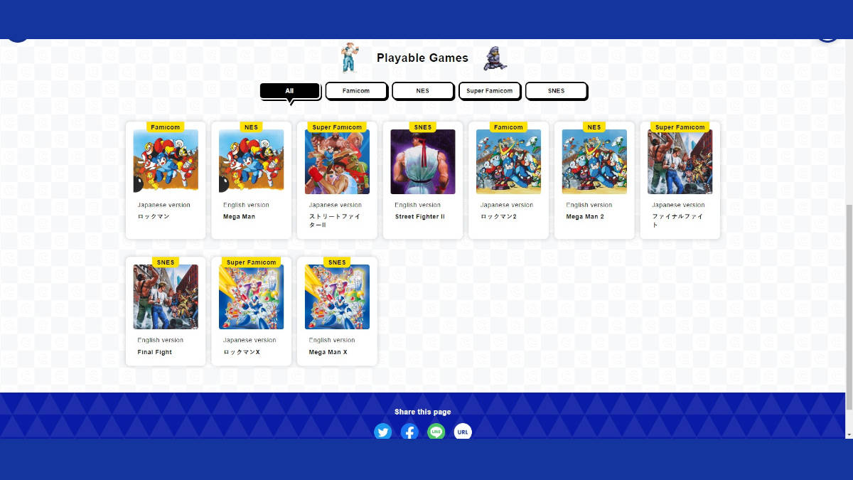 Play Street Fighter 2, Mega Man, and More on Your Browser via Capcom Town