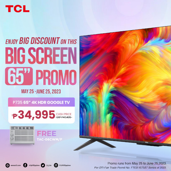 Enjoy Big Savings and Freebies with the TCL Big Screen Promo