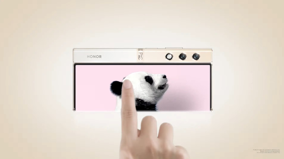 HONOR Magic V Purse Concept Device Unfolded at IFA 2023