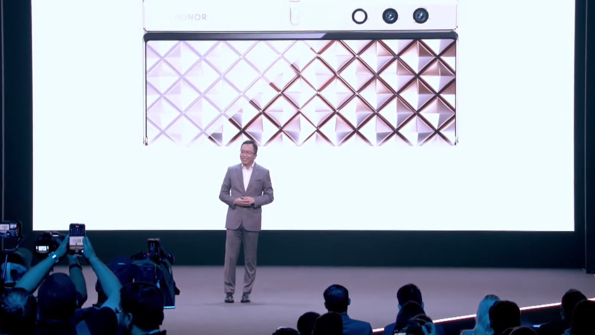 HONOR Magic V Purse Concept Device Unfolded at IFA 2023