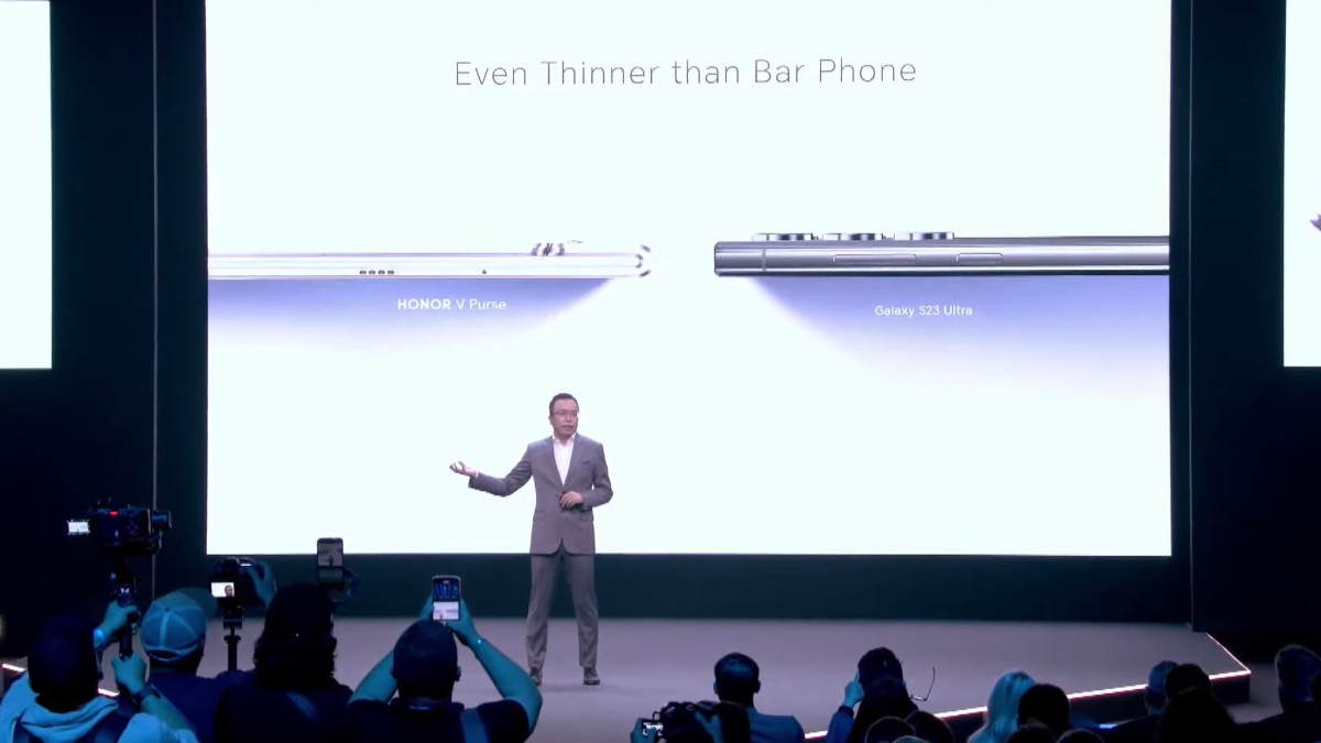 HONOR Magic V Purse Concept Device Unfolded at IFA 2023
