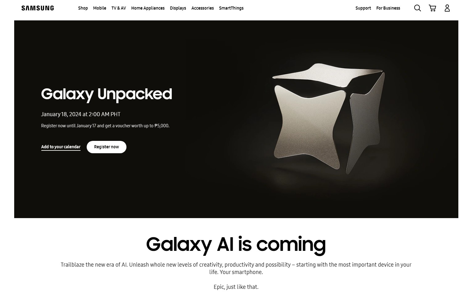 It's Official: Samsung Galaxy Unpacked is Happening on January 17