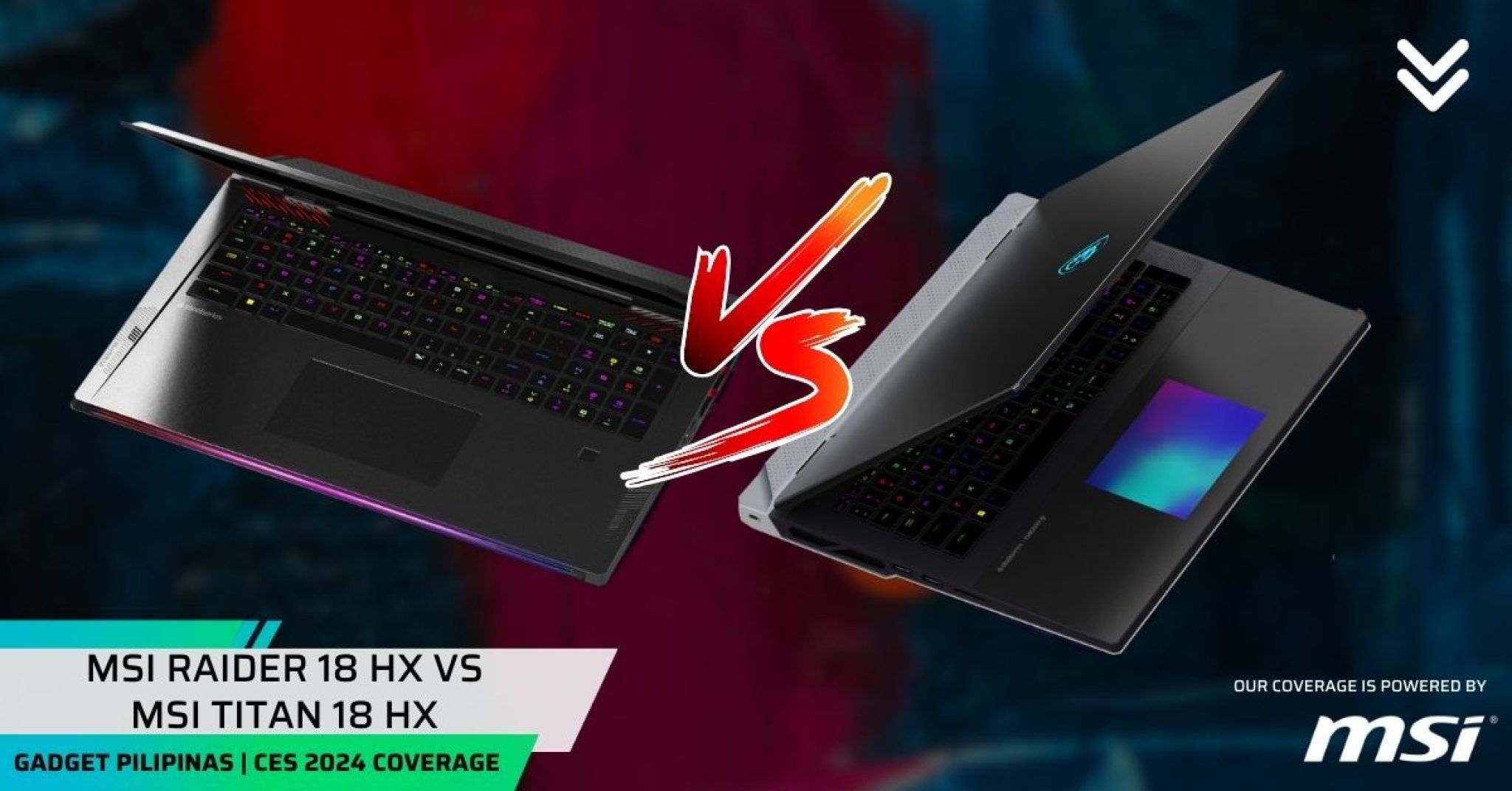 MSI Raider 18 HX vs MSI Titan 18 HX - Battle of MSI's Power Laptops