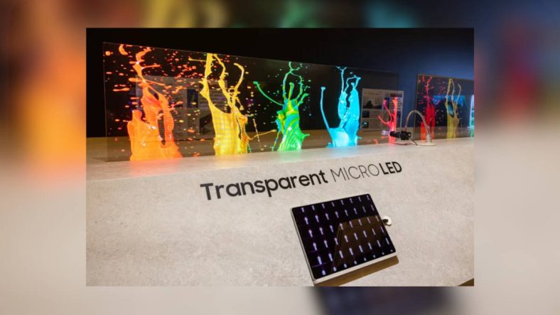 Samsung Showcases Its Transparent MicroLED Display at CES 2024
