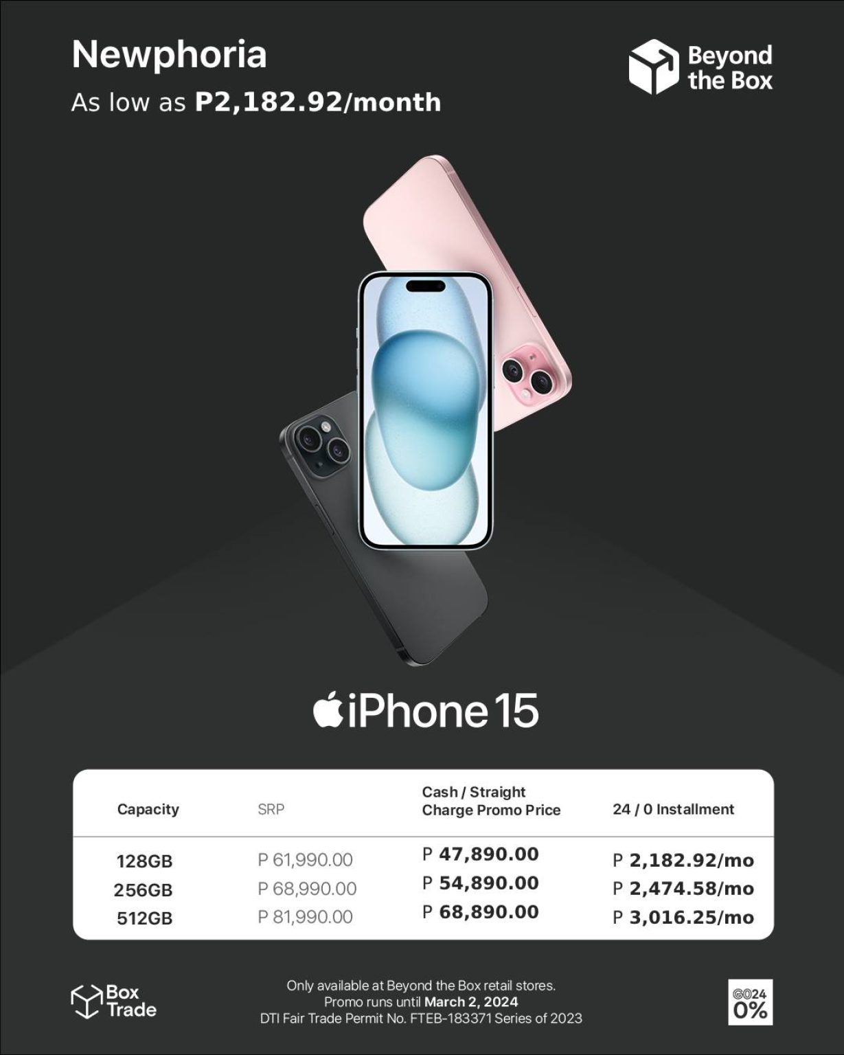 Beyond the Box Offers Big Discounts on iPhone 15 Series!