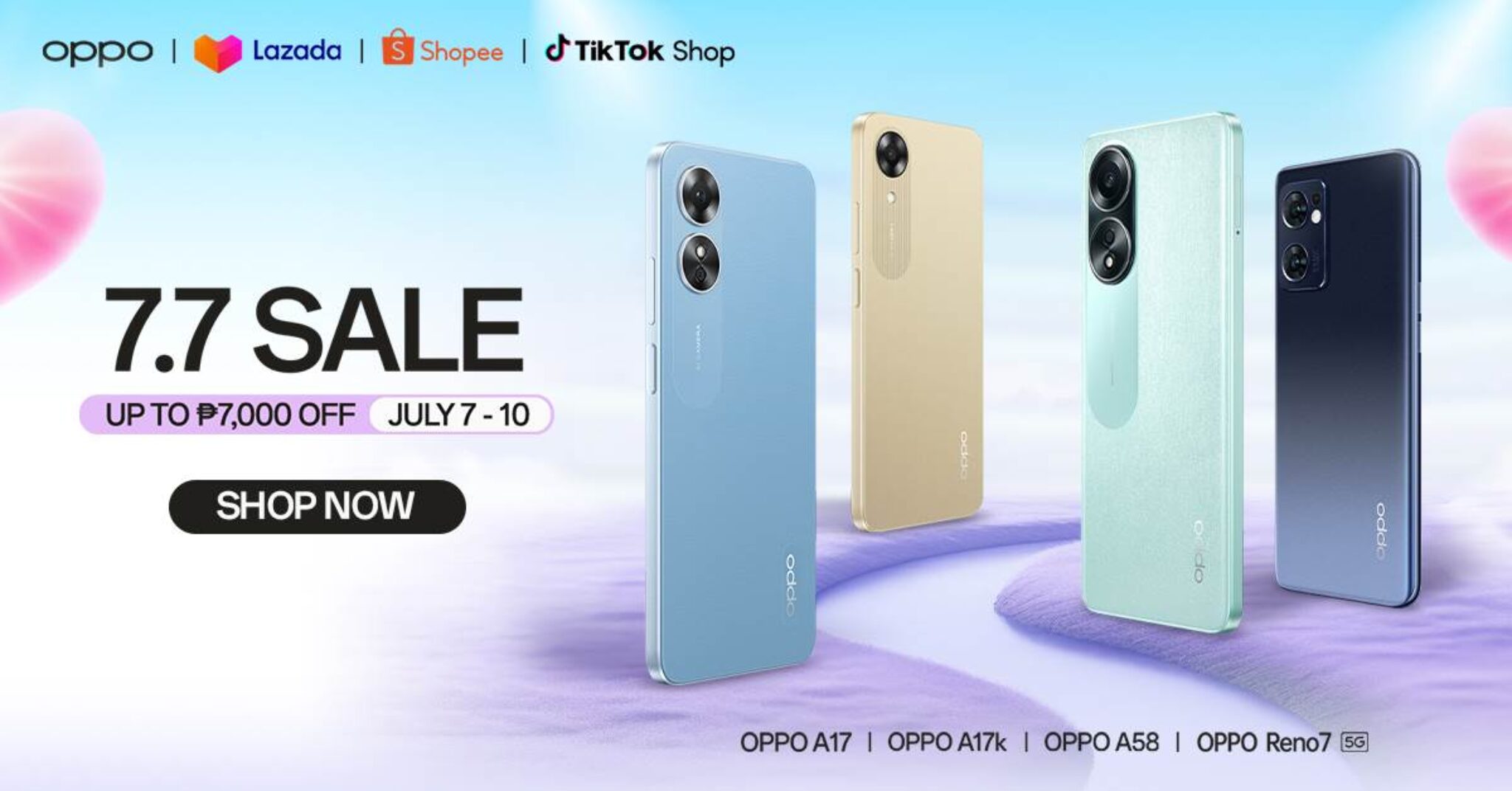OPPO Announces 7.7 Sale Event with Huge Discounts and Exciting Freebies