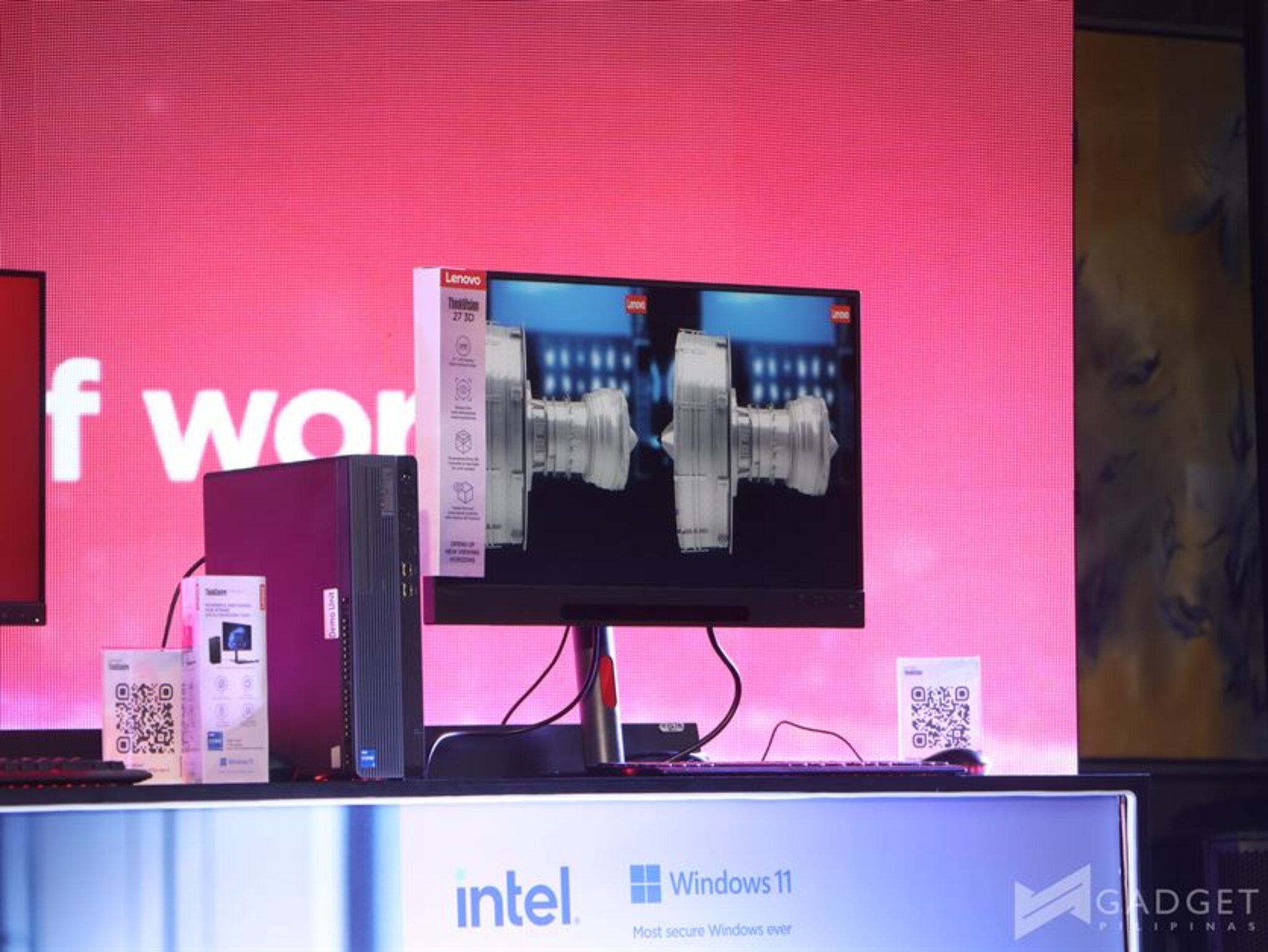 Lenovo ThinkVision 27 3D Launched in PH