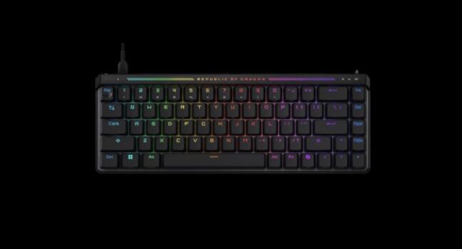 ASUS ROG Unveils Falchion Ace HFX Gaming Keyboard