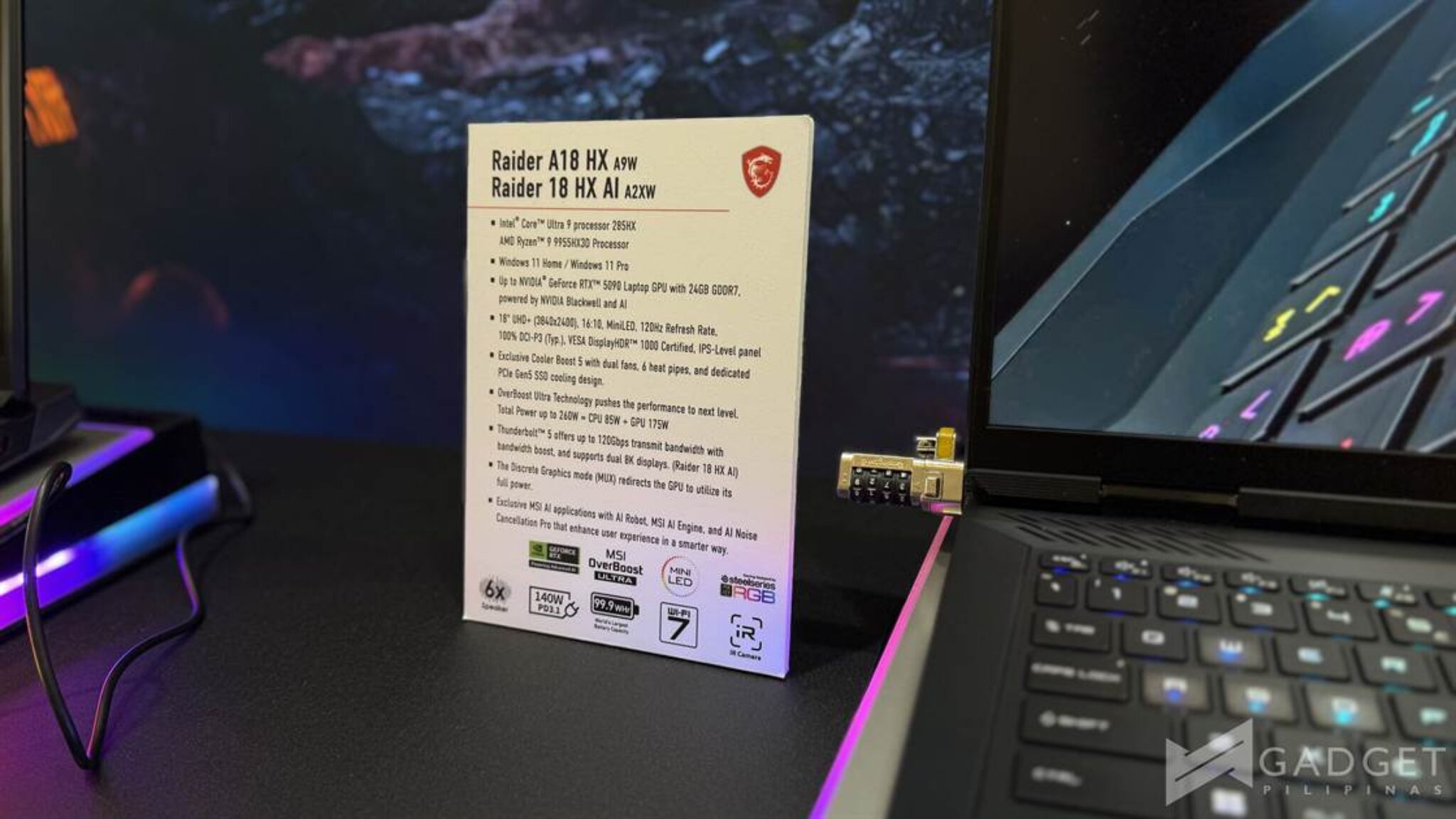 MSI's Top-Tier Gaming Laptops Rule CES 2025