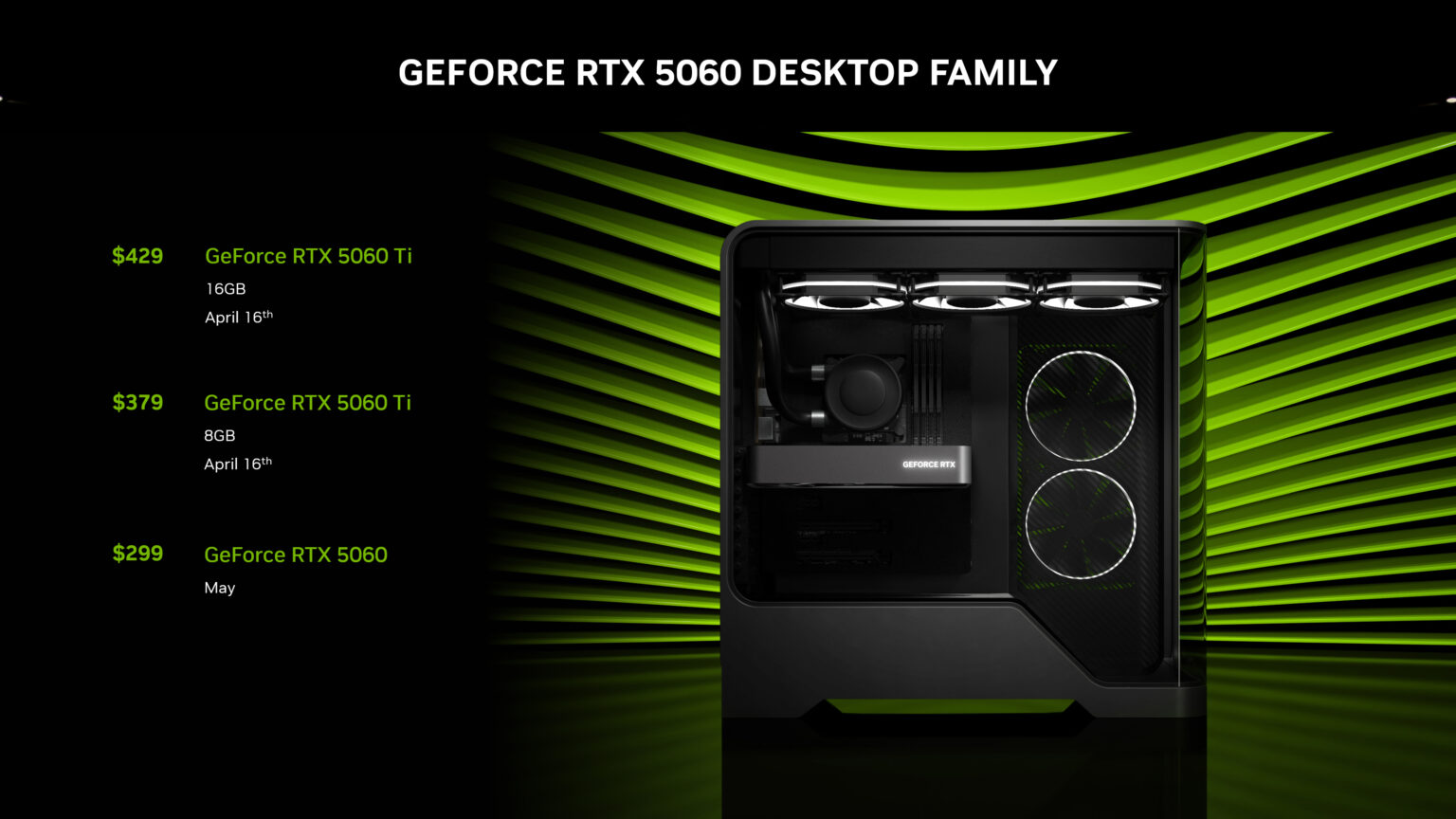 NVIDIA Announces RTX 5060 Ti & RTX 5060 Starting at Php 19,999