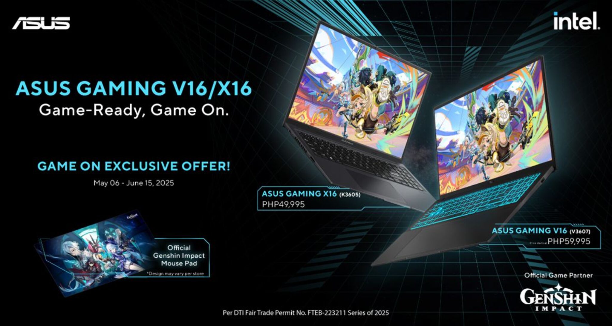 ASUS Gaming V16 and X16 Laptops Now Available in the Philippines