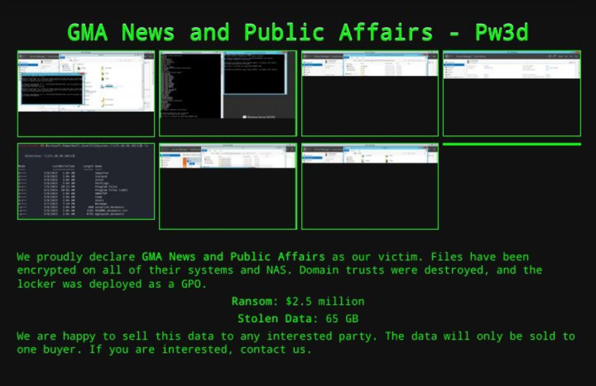 GMA News and Public Affairs Allegedly Targeted in Major Ransomware Attack