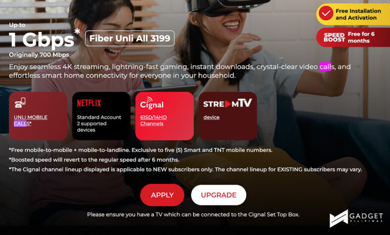 Unli Entertainment with PLDT Home Fiber Netflix Plan 1599