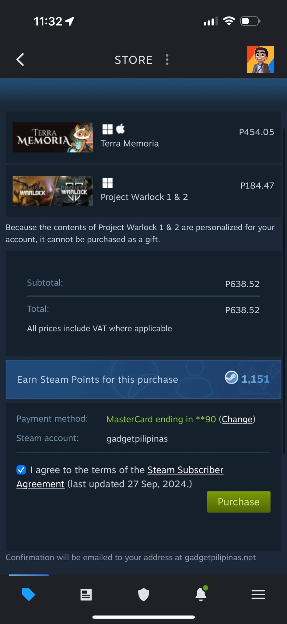 Steam 12% VAT in Effect, Prices Unchanged for Consumers for Now