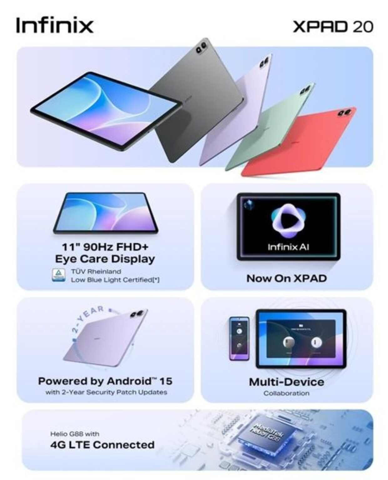 Infinix XPAD 20 Launched in the Philippines