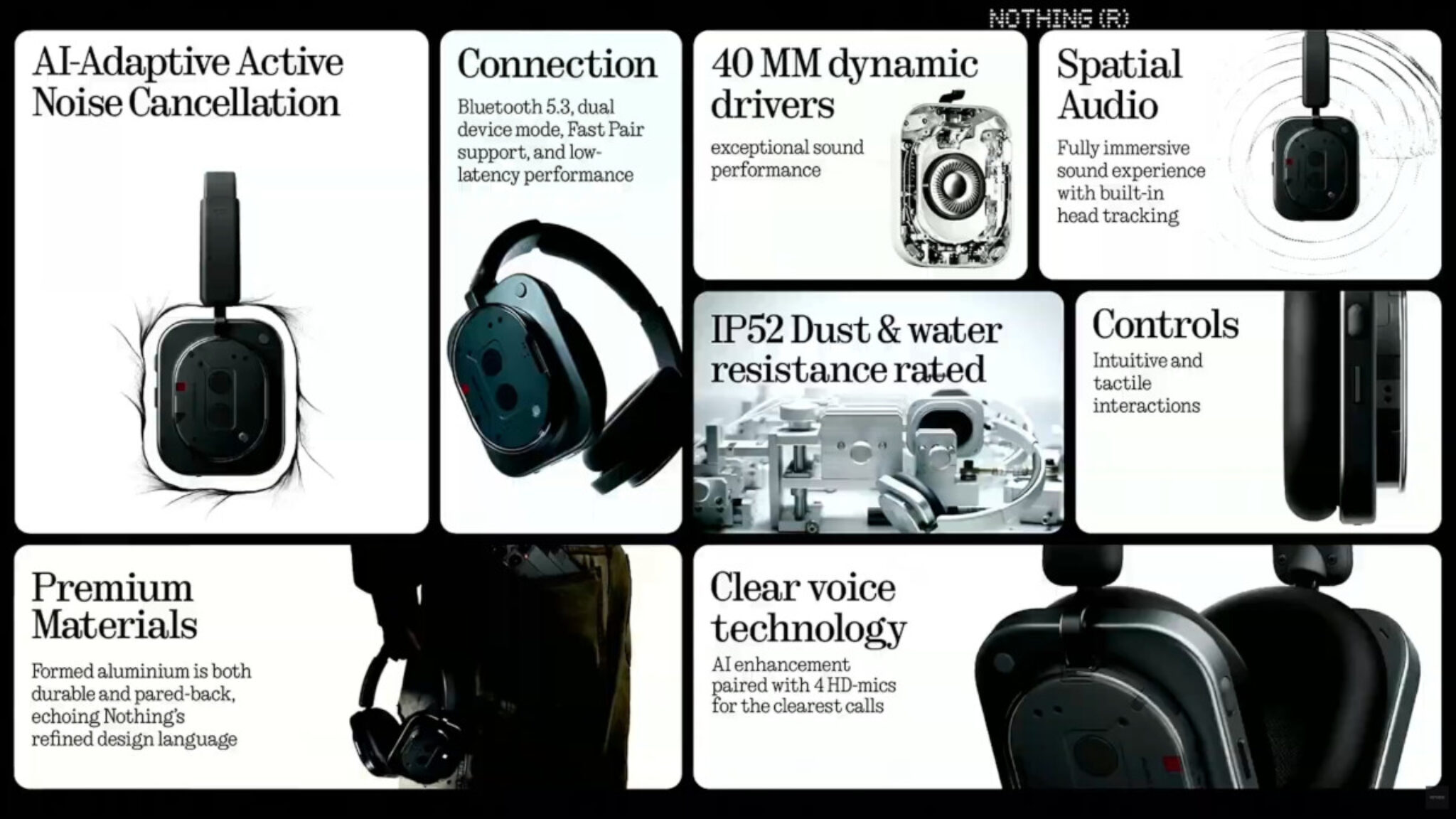 Nothing Headphone (1) Now Official with a Unique Design and Tactile ...