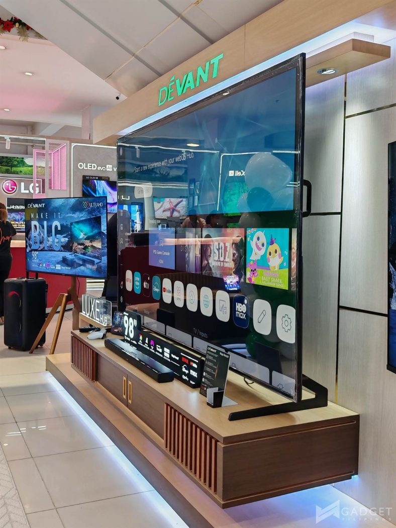 Devant Launches its 98-inch UHD TV in PH, Opens Luxe Hub in Anson's The ...