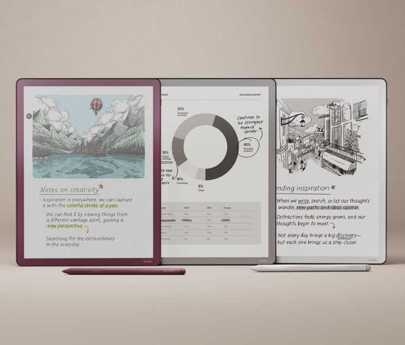 Kindle Scribe and Kindle Scribe Colorsoft Introduced with Textured E ...