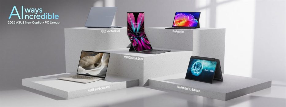 ASUS Unveils its Latest AI PC Ecosystem at CES 2026